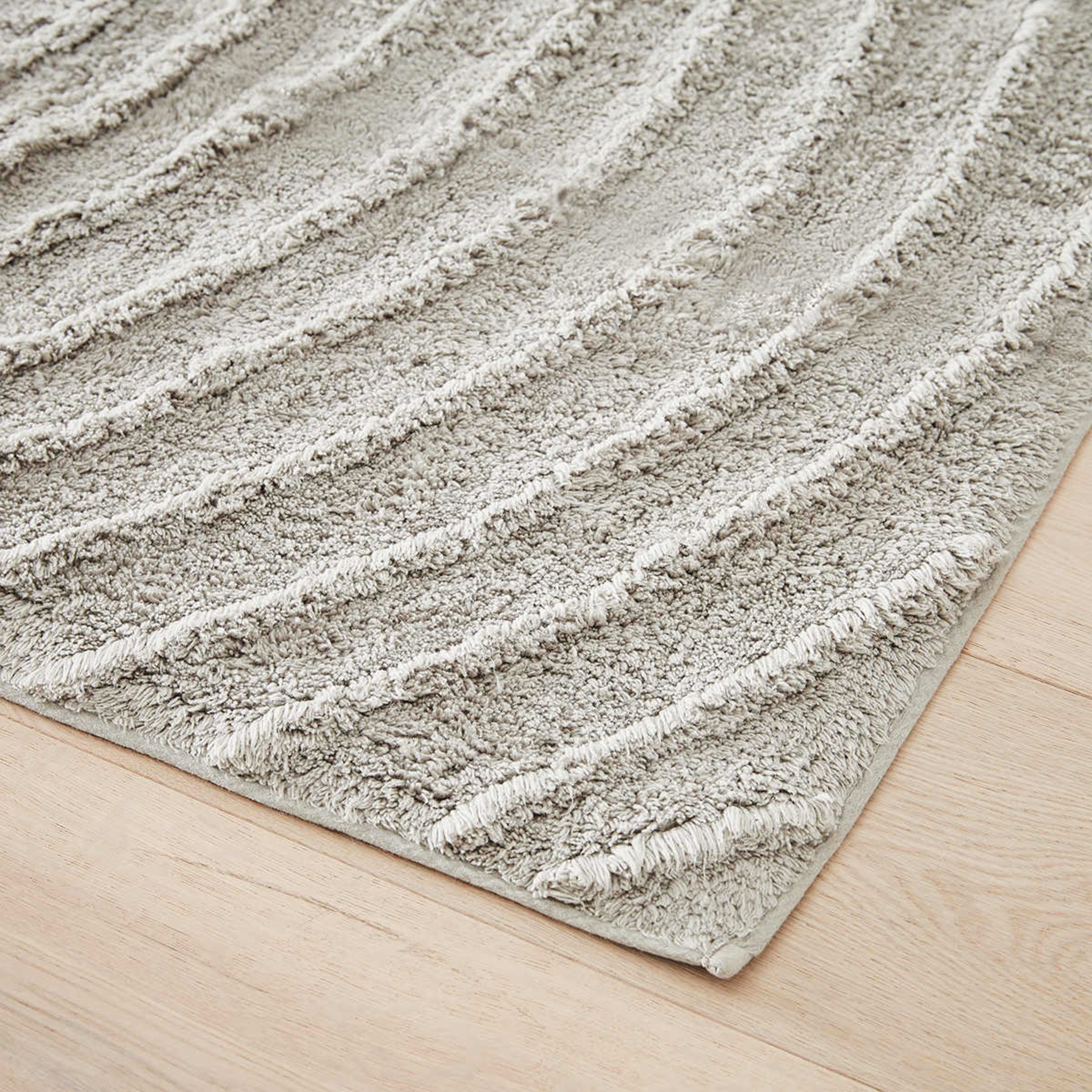 Axel Tufted Rug - Grey, Extra Large - 270cm x 180cm - Kmart