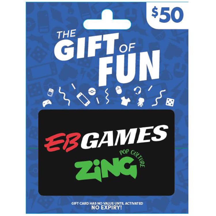 EB Games Pop Culture Zing $50 Gift Card - Kmart