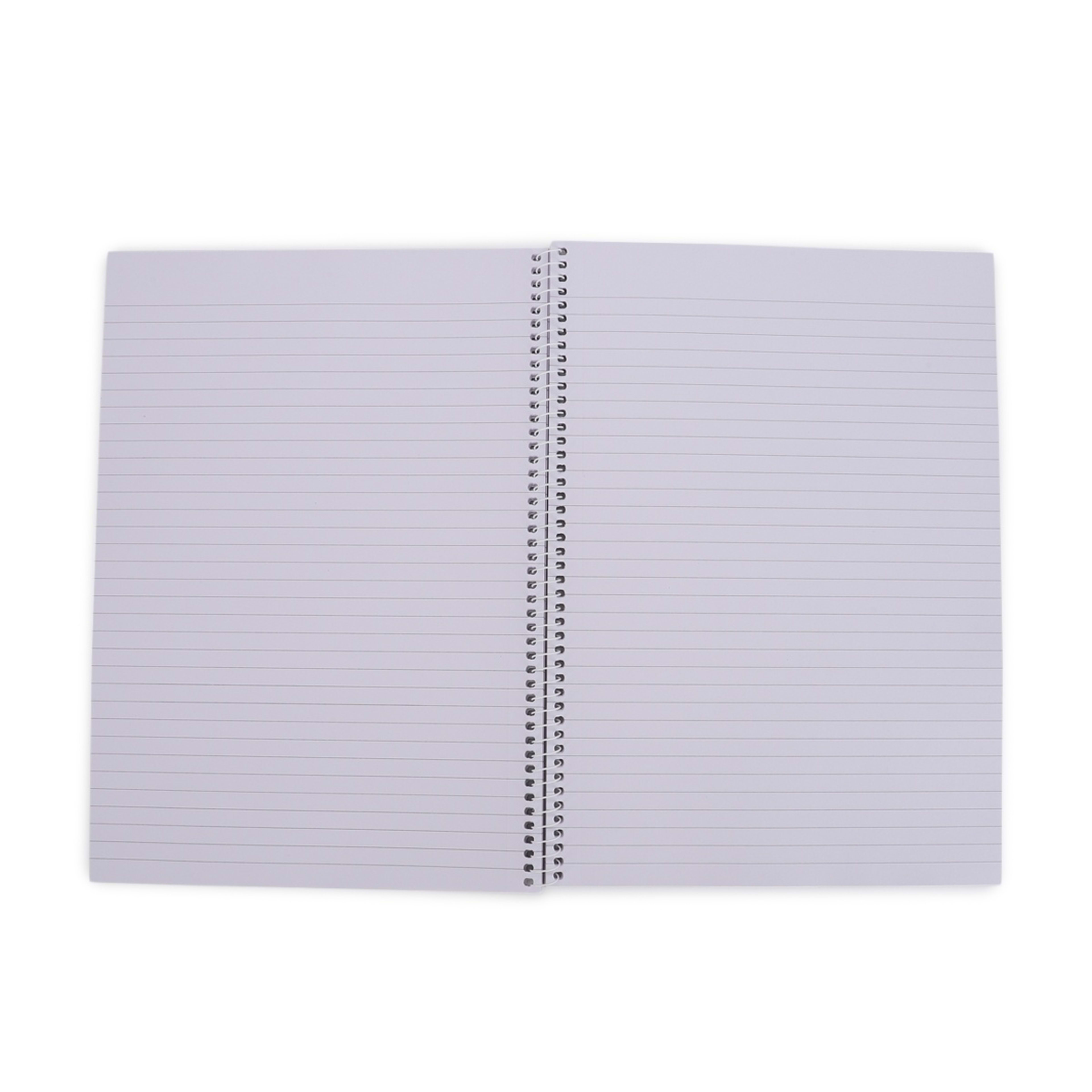 5 Pack 120 Page A4 Spiral Notebook - Black - Kmart