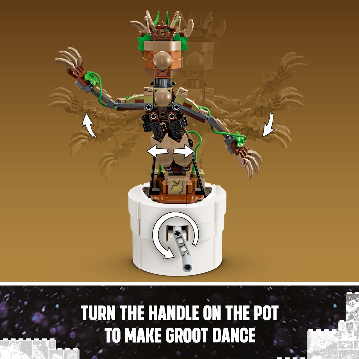 LEGO Marvel Dancing Groot 76297 - Kmart