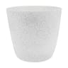 28cm Textured Pot - White - Kmart