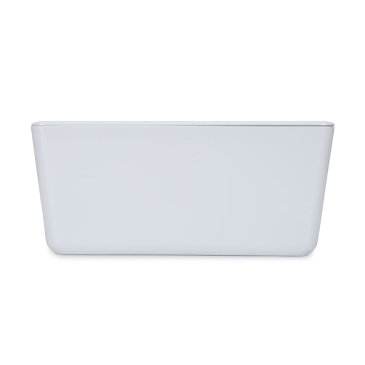 4L Smooth and Shiny Plastic Tub - White - Kmart NZ