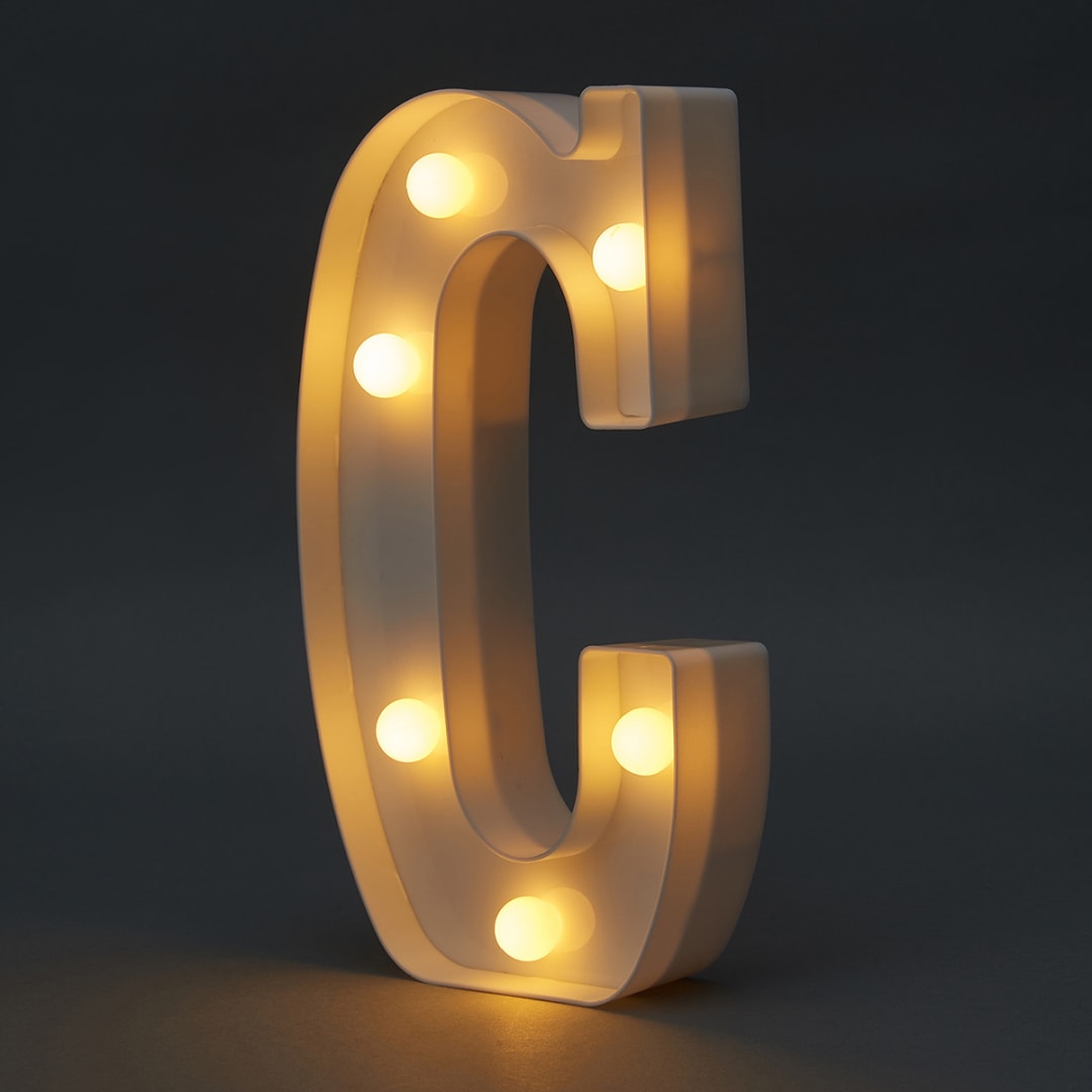 Light Up Letter - C - Kmart