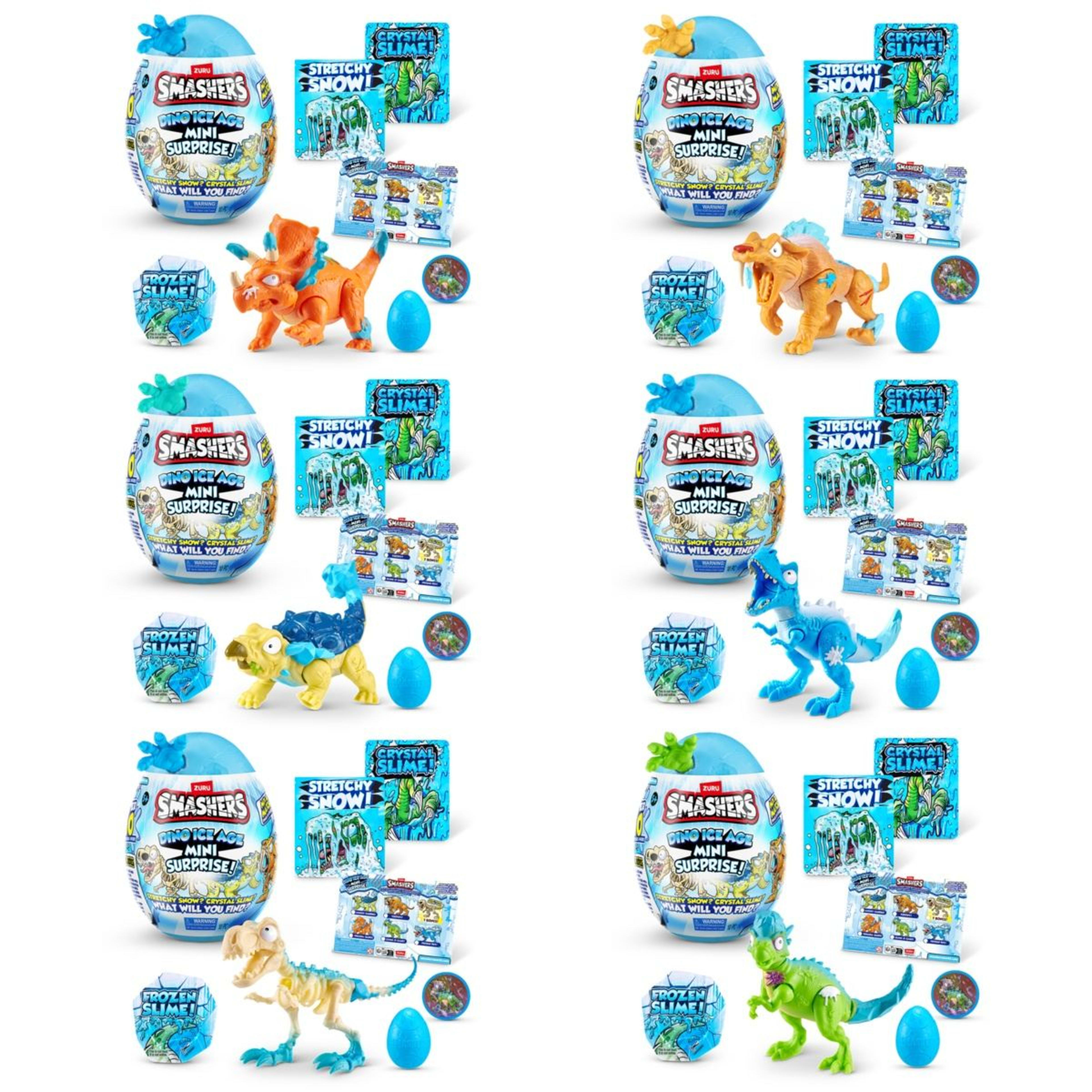 10 Piece Zuru Smashers Dino Ice Age Mini Surprise Egg - Assorted - Kmart