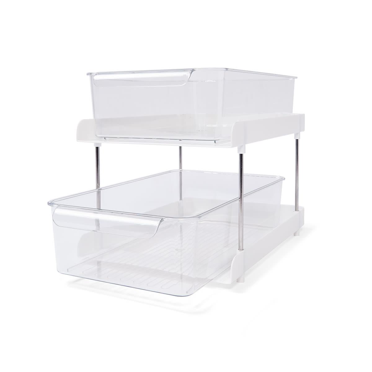 2 Tier Storage Drawers - Kmart