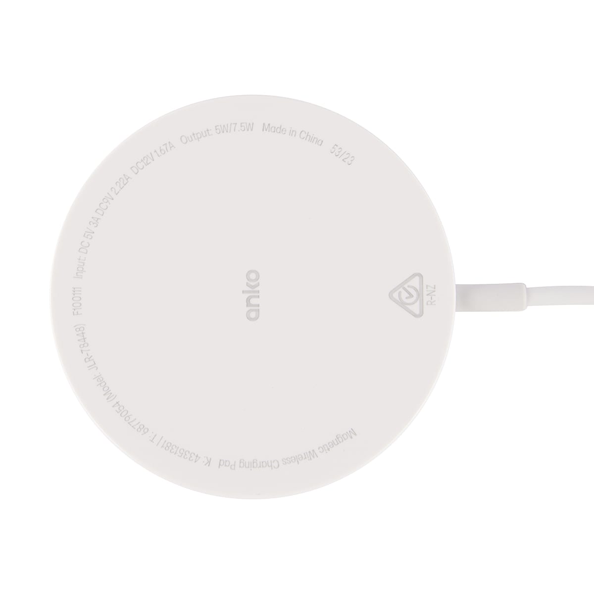 Magnetic Wireless Charging Pad - White - Kmart NZ