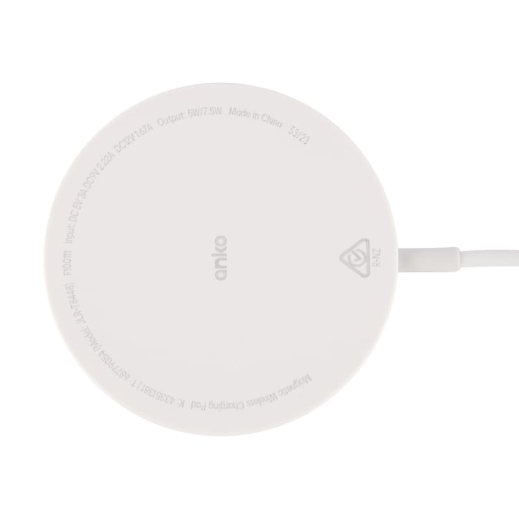 Magnetic Wireless Charging Pad - White - Kmart NZ