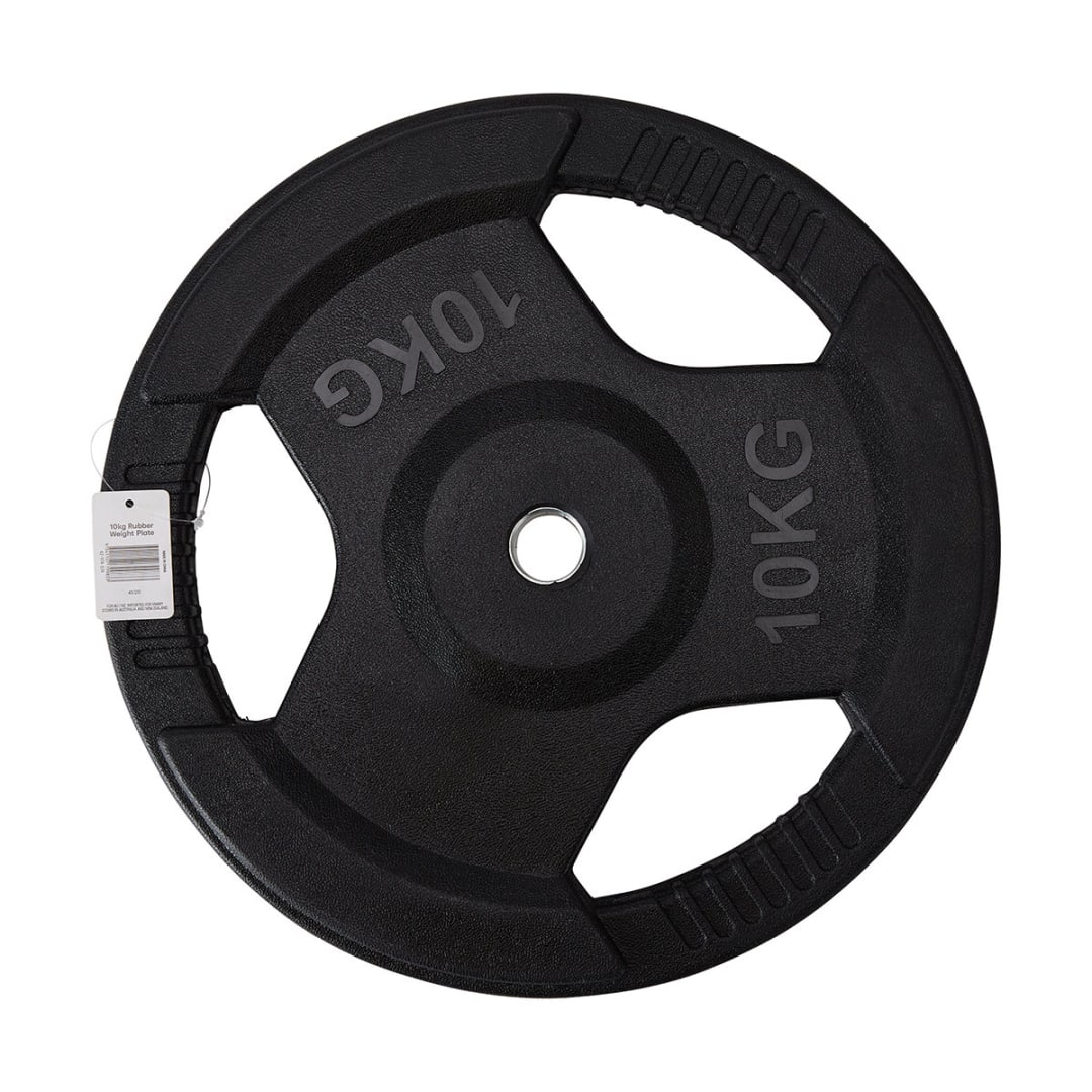10kg Rubber Weight Plate - Kmart