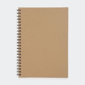 A4 Spiral Notebook - Kraft - Kmart