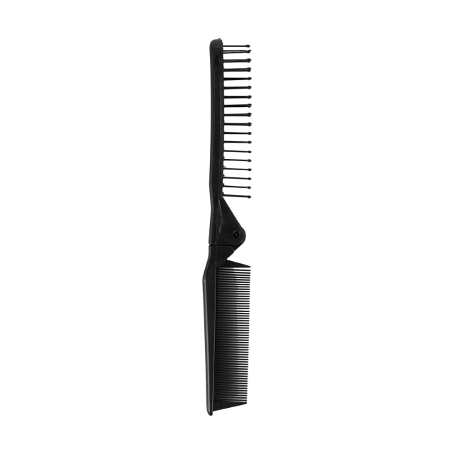 OXX Haircare 2-in-1 Folding Comb - Black - Kmart