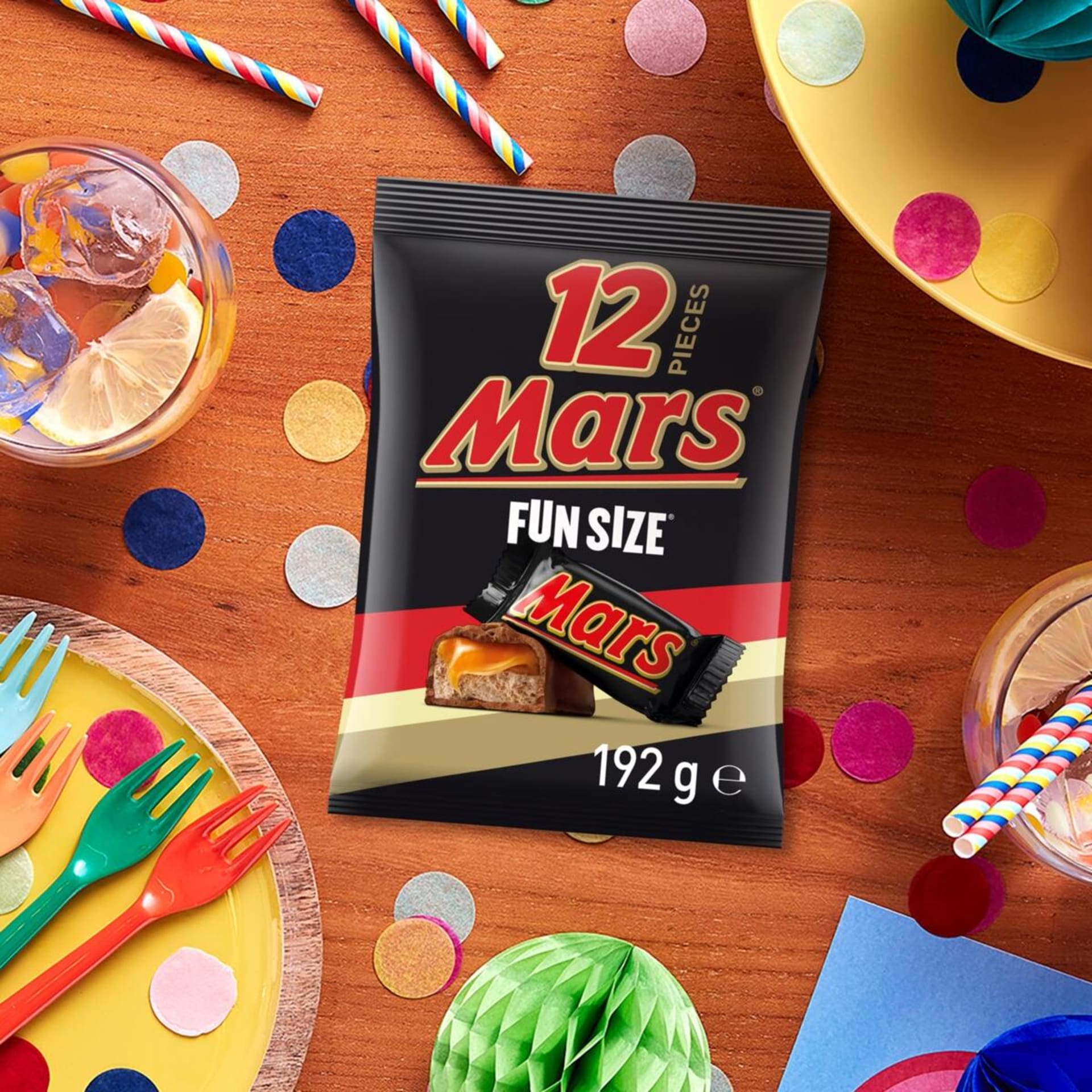Mars 12 Piece Chocolate Fun Size Bars Share Pack 192g - Kmart