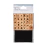 Wooden Stamp Set - Alphabet, Small Script - Kmart