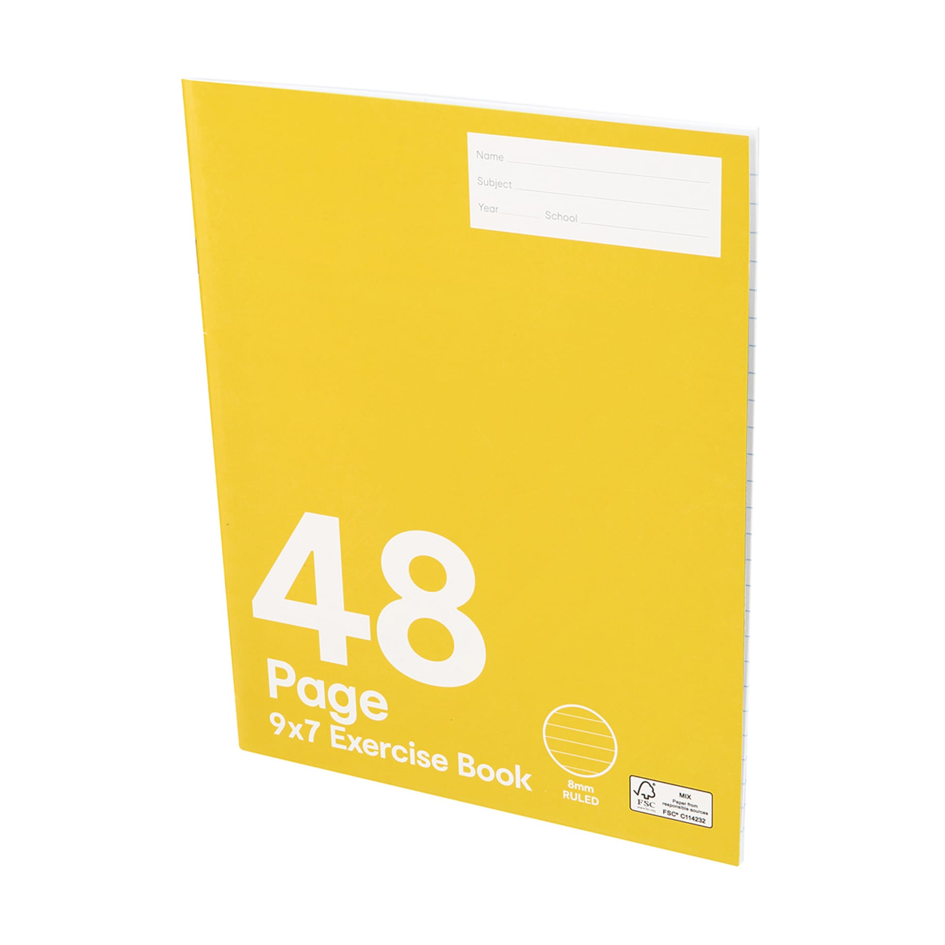 9in. x 7in. Exercise Book - 48 Pages - Kmart