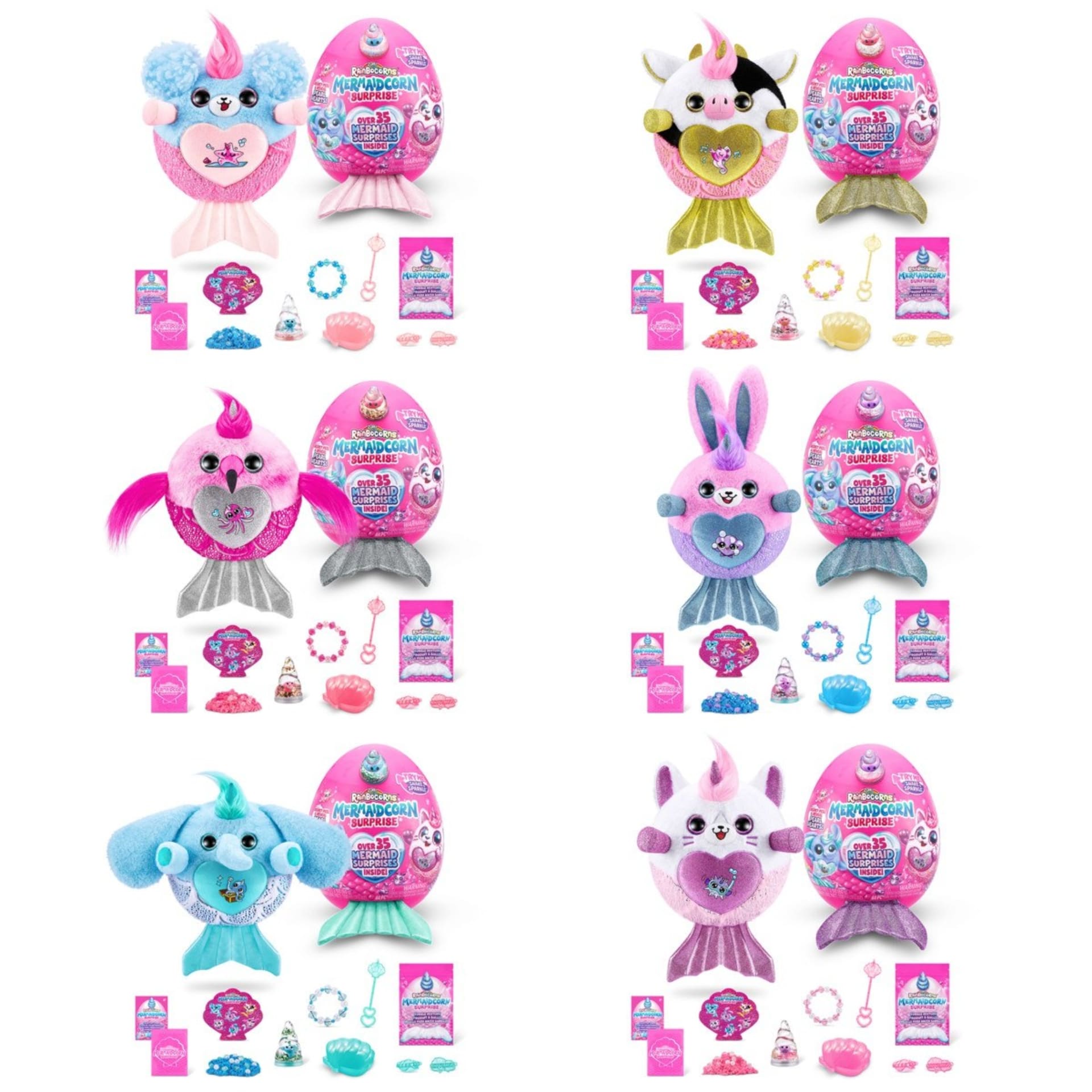 44 Piece Zuru Rainbocorns Mermaidcorn Surprise - Assorted - Kmart