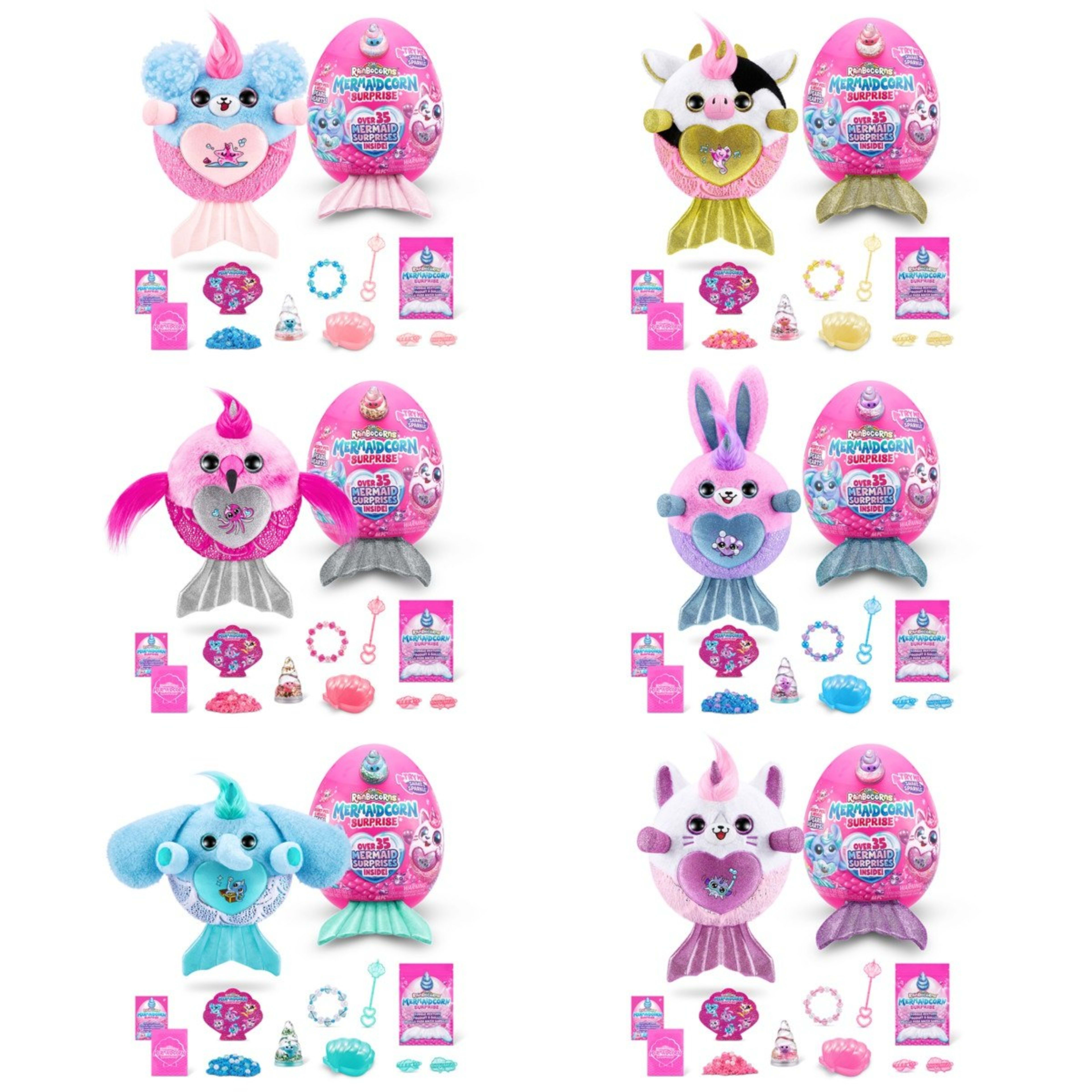 44 Piece Zuru Rainbocorns Mermaidcorn Surprise - Assorted - Kmart