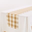 Natural Gingham Table Runner - Kmart