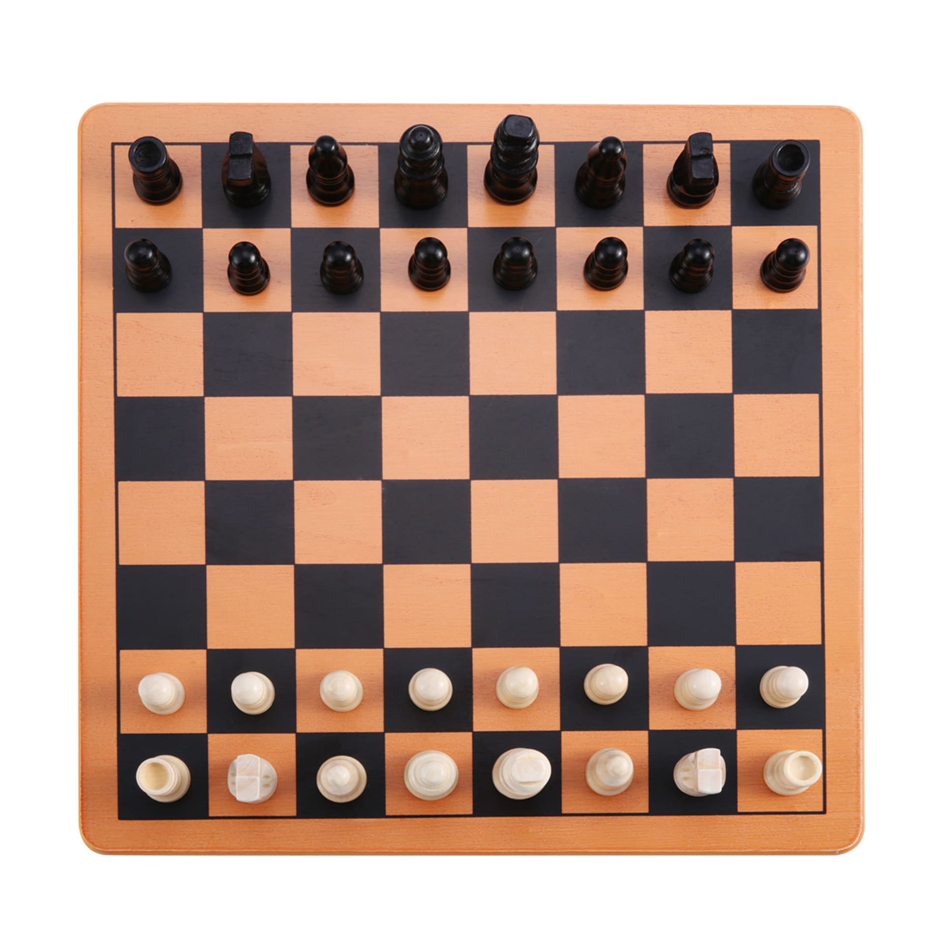 Wooden Chess and Draughts Game - Kmart