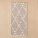 Trellis Rug - Natural, Small - 140cm x 70cm - Kmart