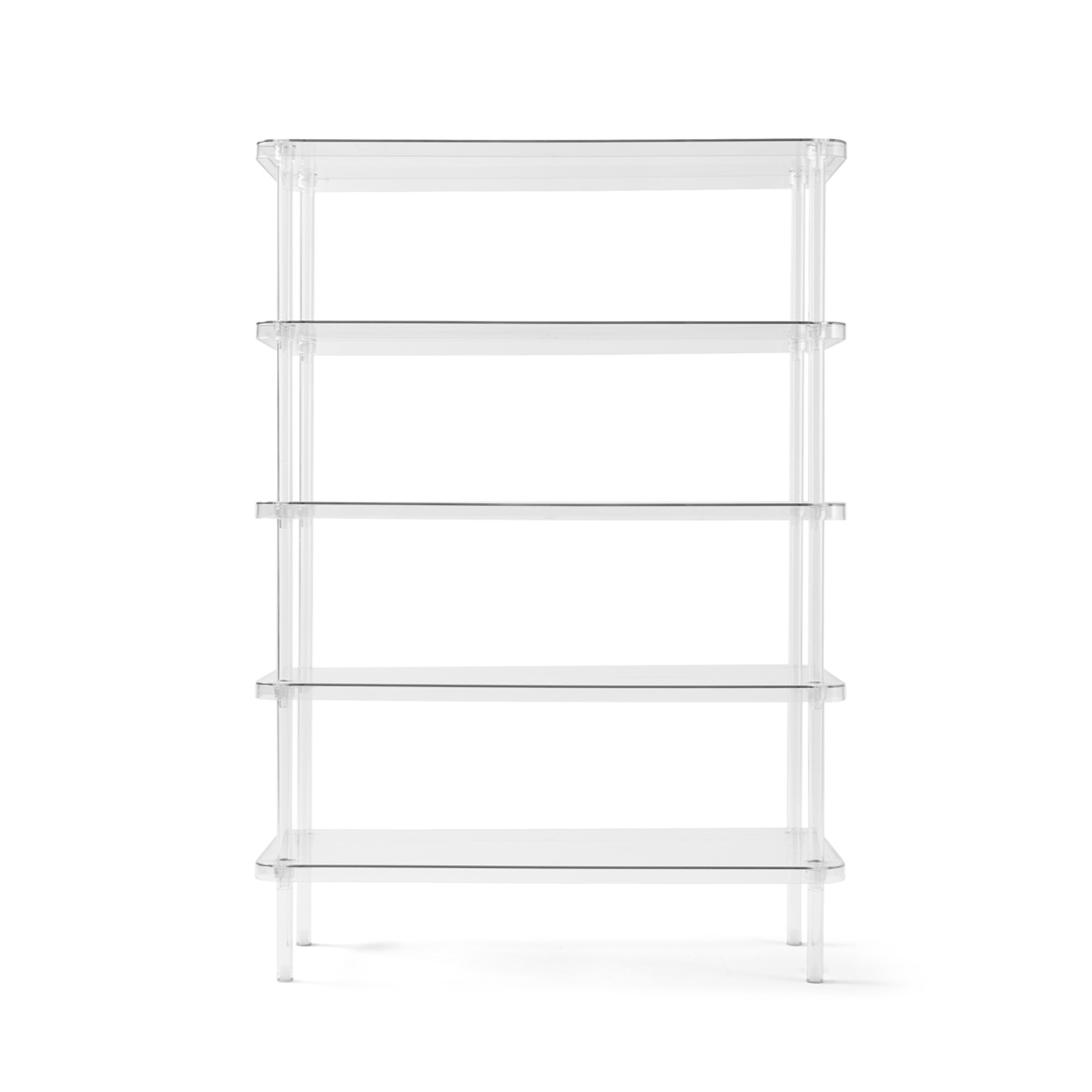5 Tier Clear Shoe Rack - Clear - Kmart