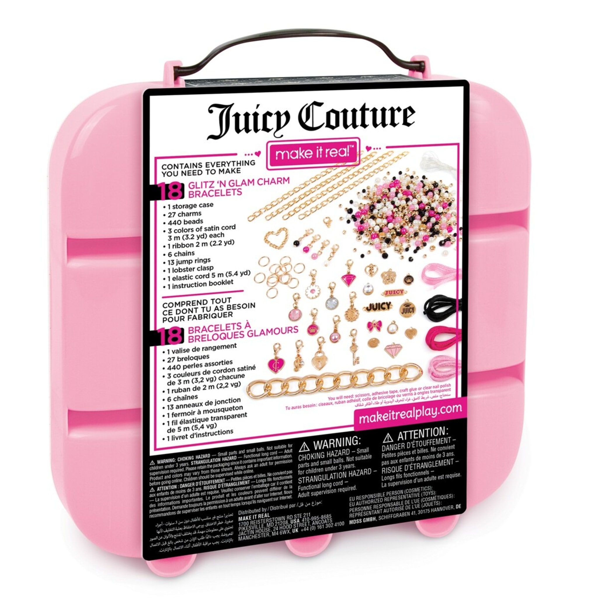 494 Piece Make It Real: Juicy Couture Glitz 'N Glam Charm Bracelets ...