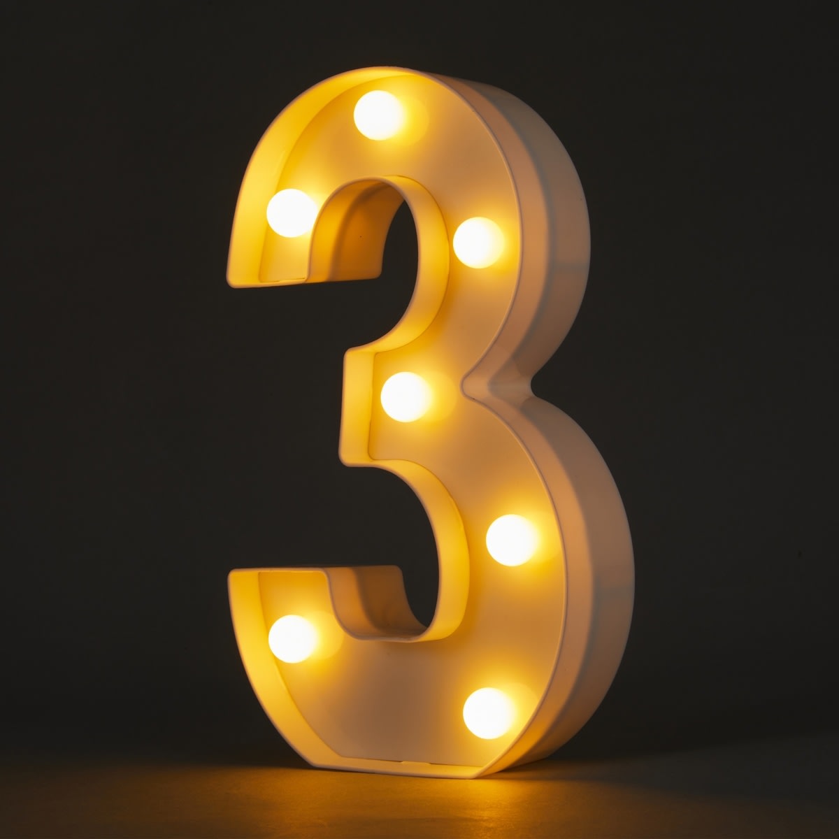 Light Up Number - 3 - Kmart