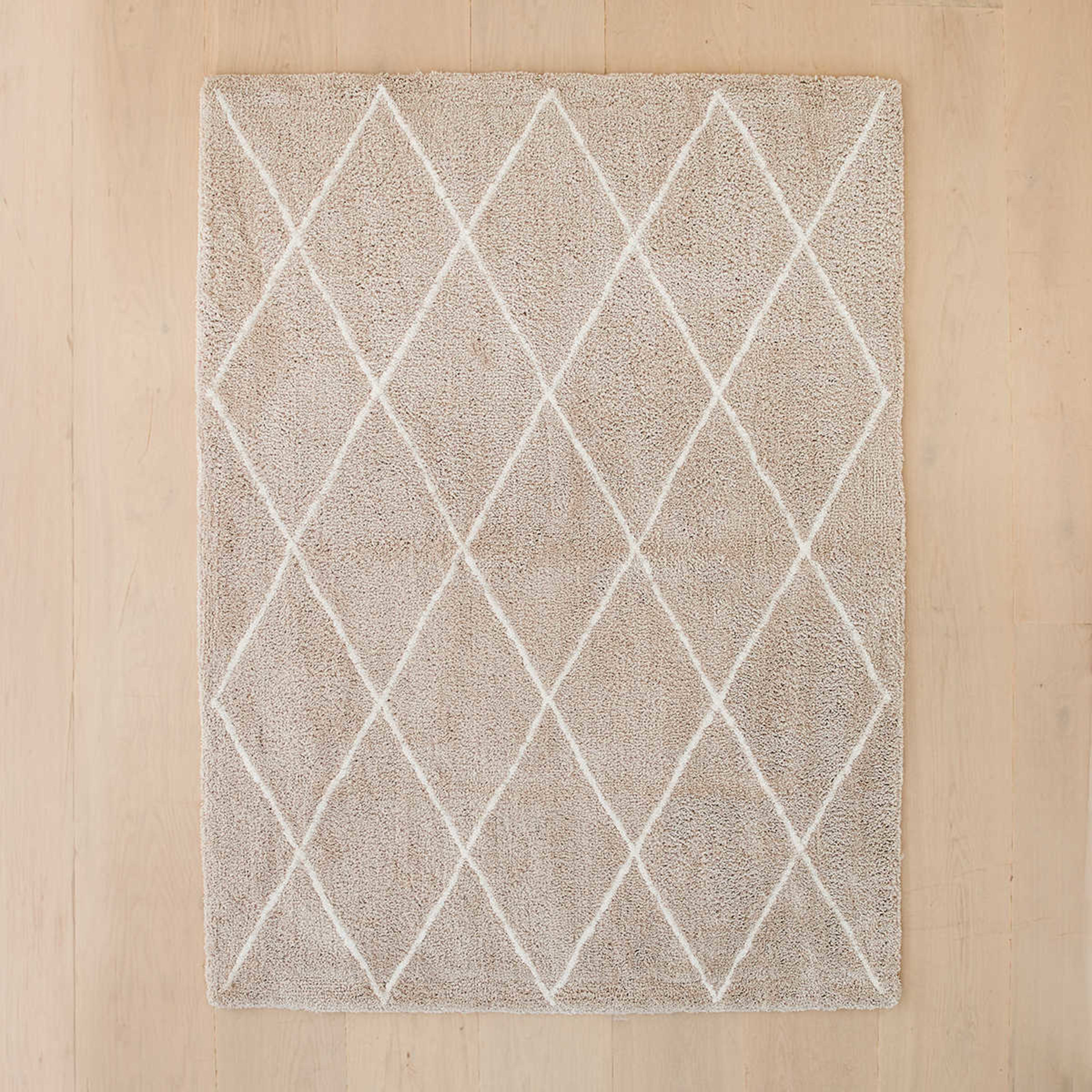 Trellis Rug - Natural, Medium - 180cm x 133cm - Kmart