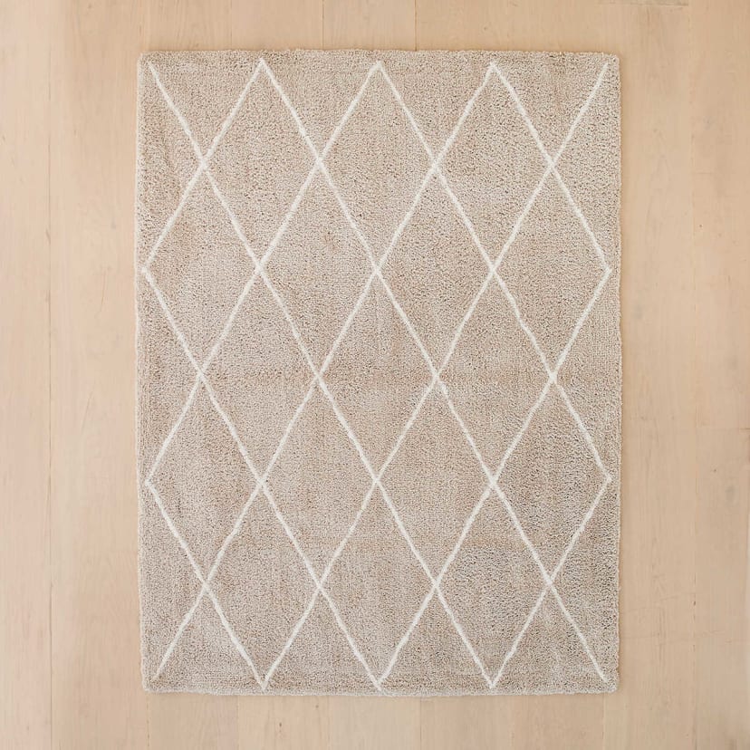 Trellis Rug - Natural, Medium - 180cm x 133cm - Kmart