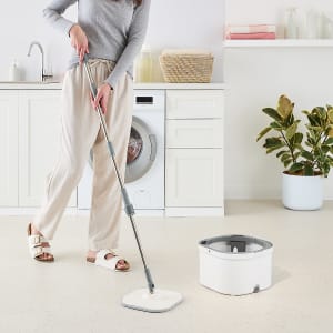 Dual Section Spin Mop Set - Kmart NZ