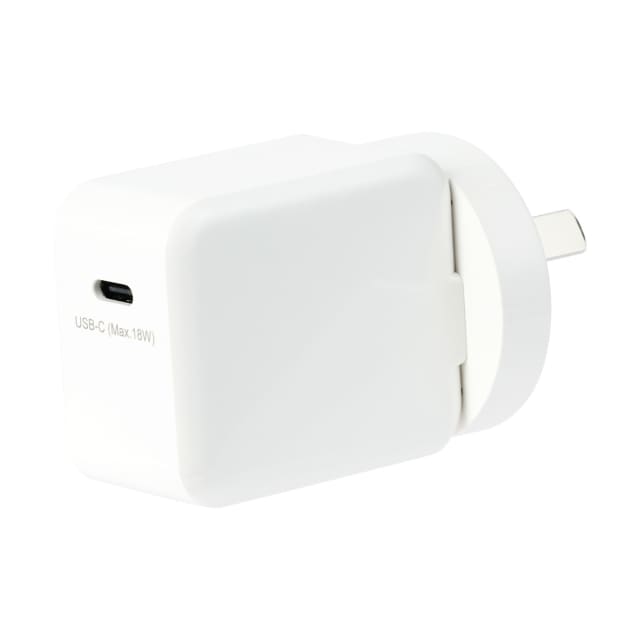 Wall Charger USB-C Fast Charging - White - Kmart