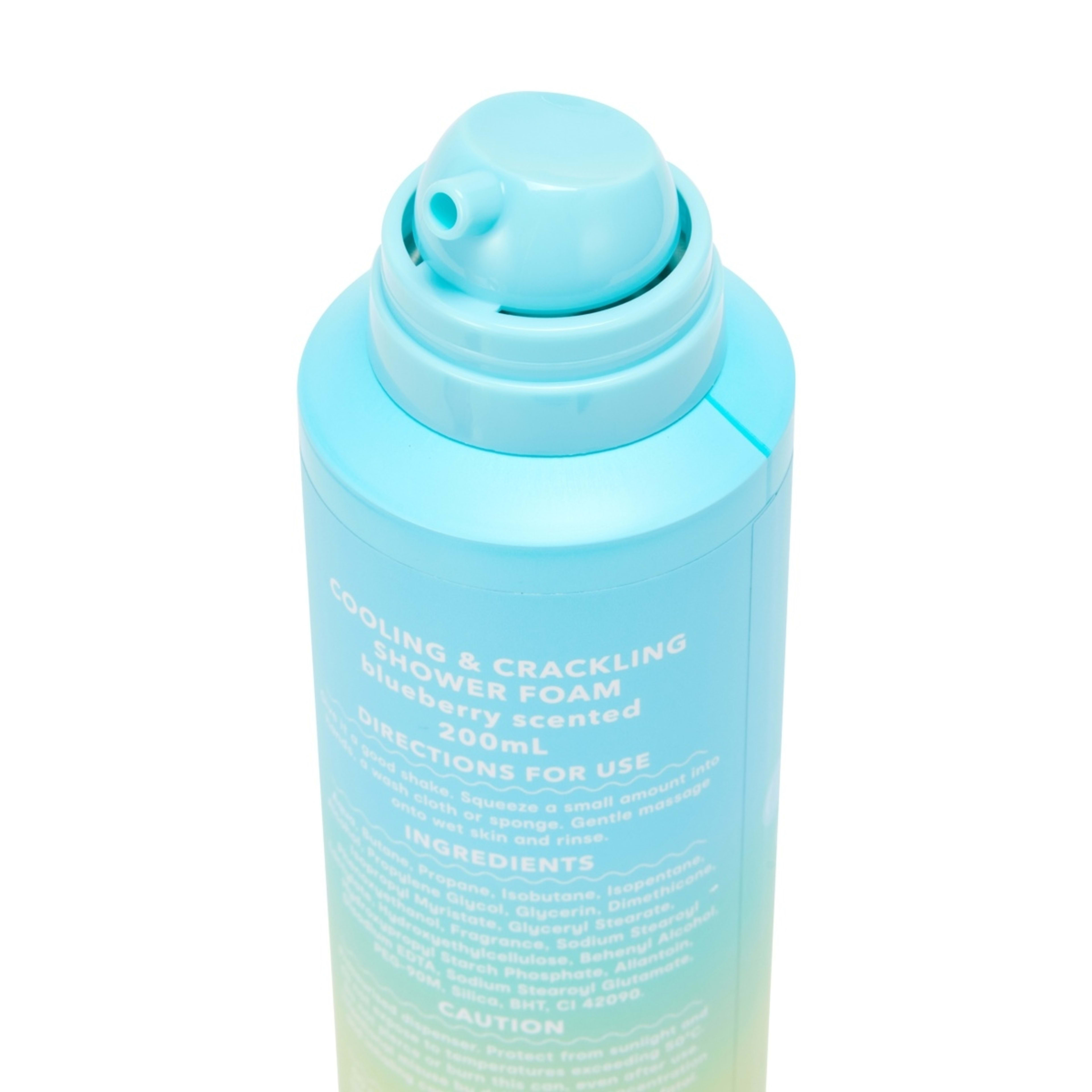 OXX Bodycare Just Chill Cooling and Crackling Shower Foam 200ml - Blueberry Scented - Kmart