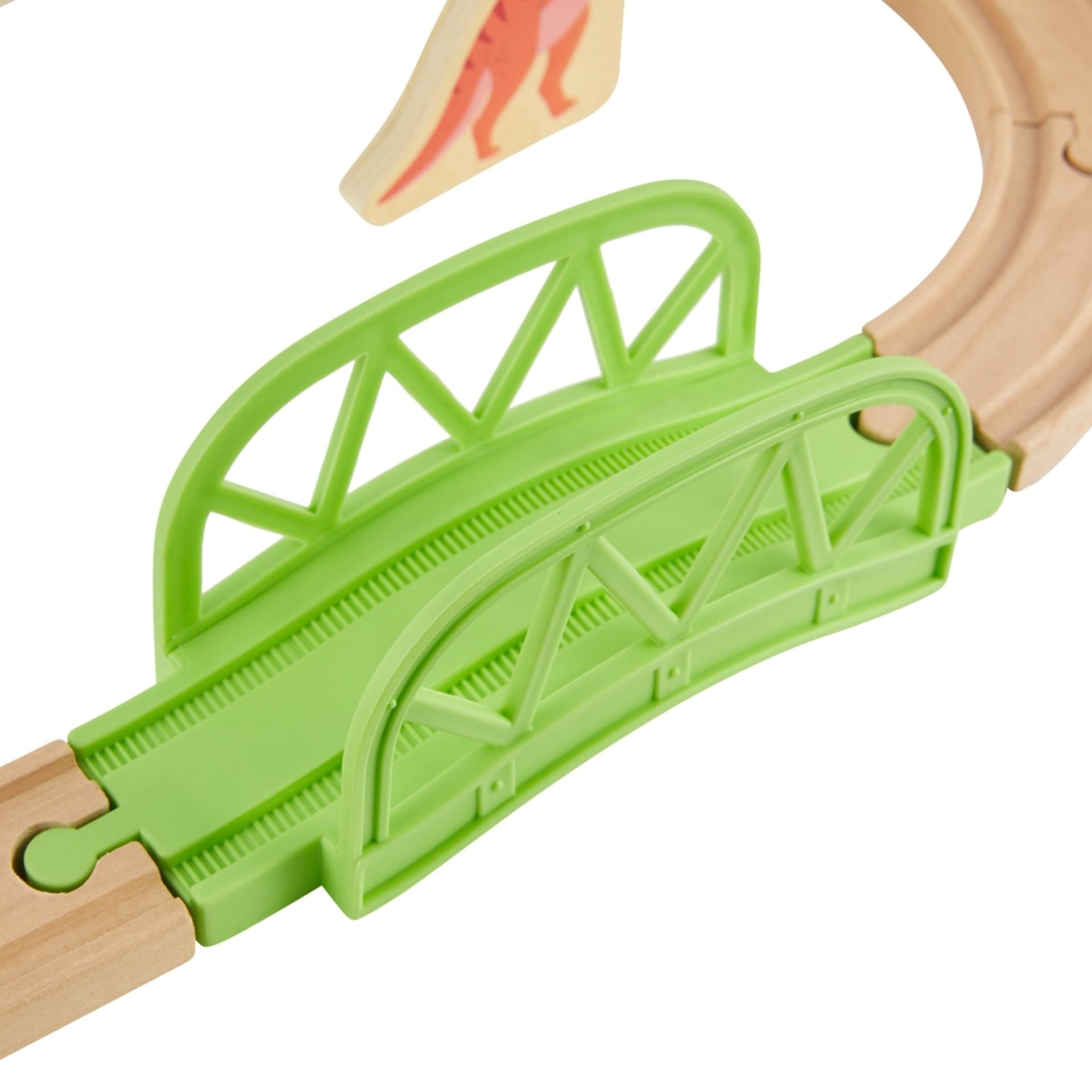 38 Piece Wooden Dino Train Set - Kmart NZ