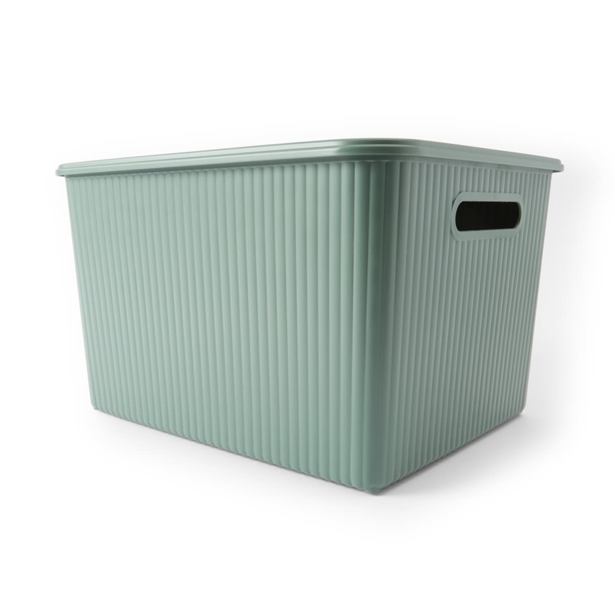18L Ribbed Container - Green - Kmart