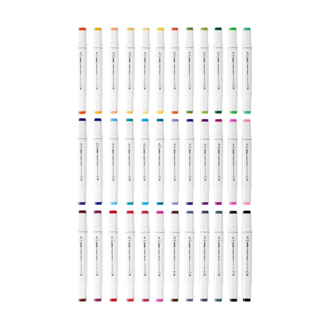 36 Pack Graphic Markers - Kmart