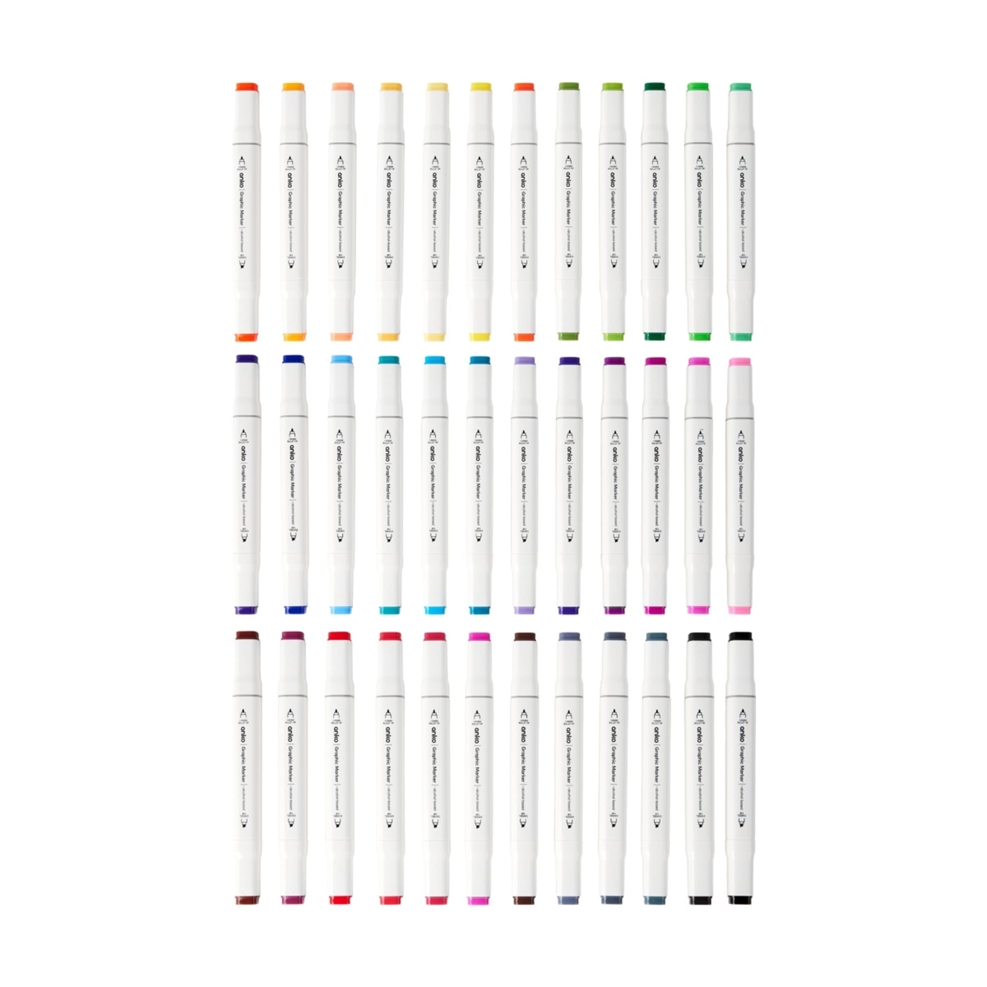 36 Pack Graphic Markers - Kmart NZ
