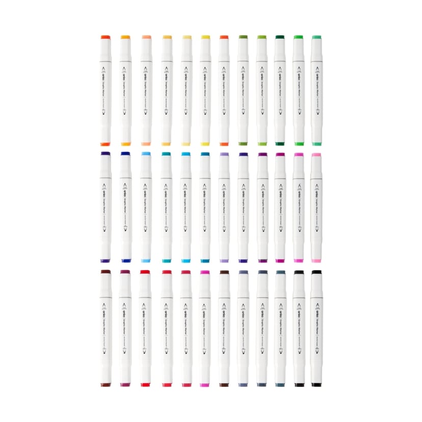 36 Pack Graphic Markers - Kmart NZ