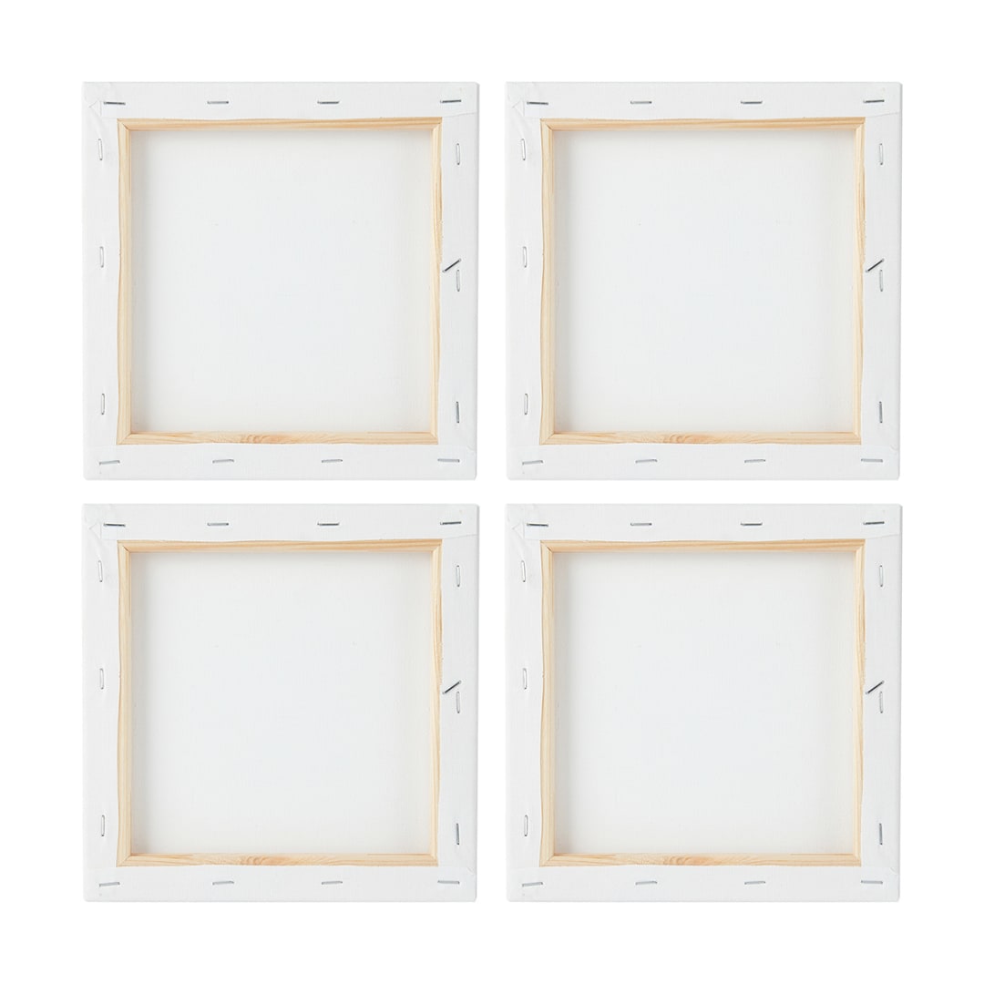 8in. x 8in. Stretch Canvas - 4 Pack - Kmart