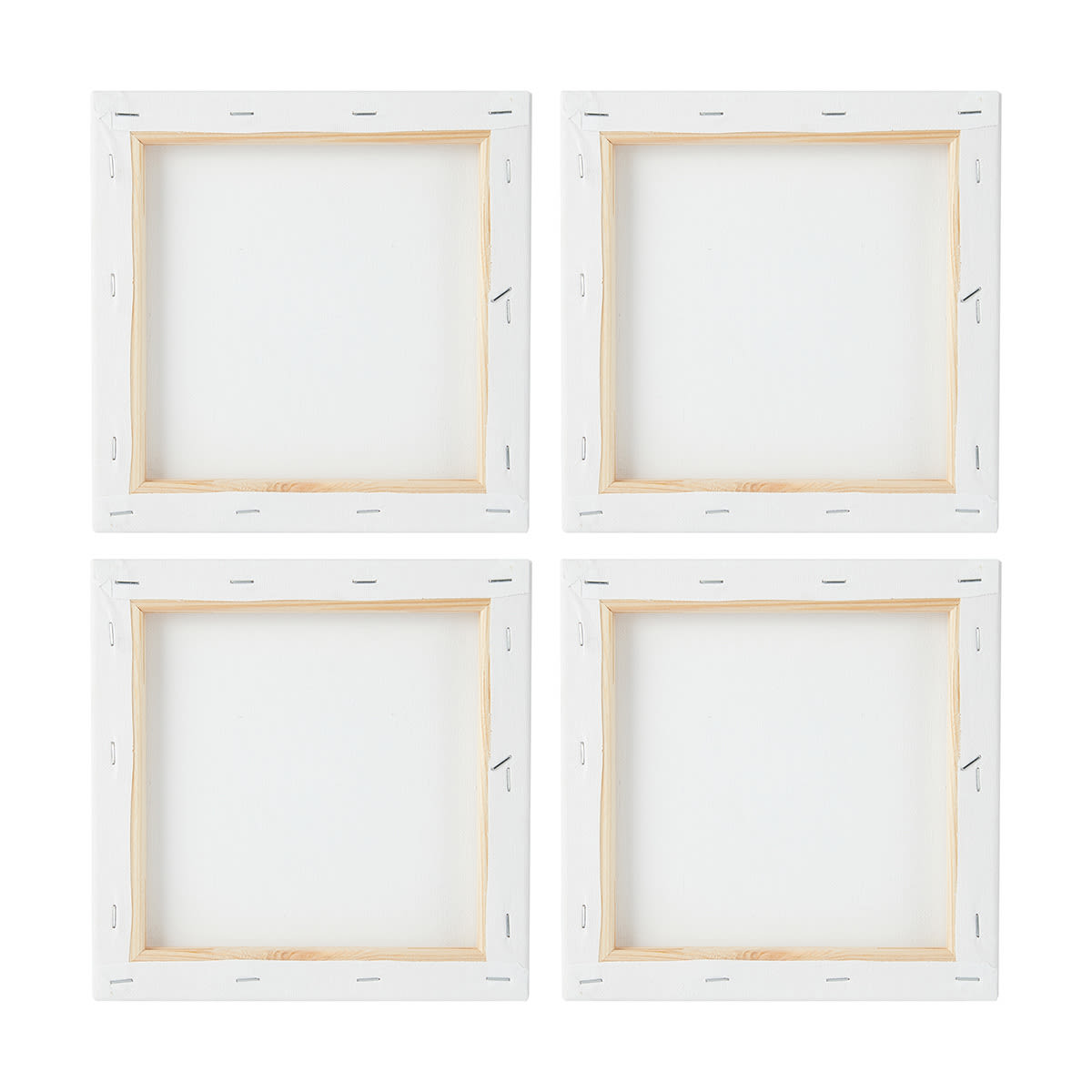 8in. x 8in. Stretch Canvas - 4 Pack - Kmart