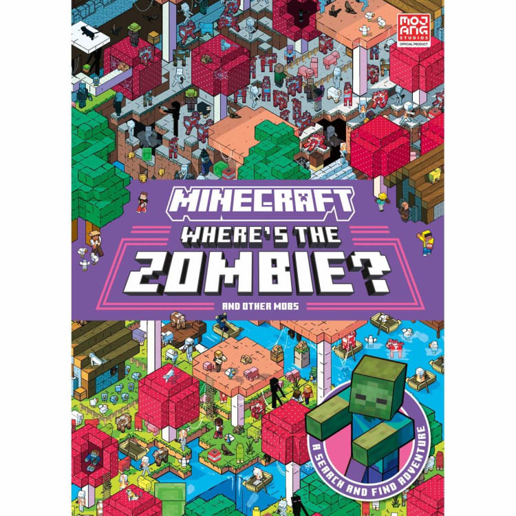 Minecraft Where's the Zombie? And Other Mobs - Book - Kmart