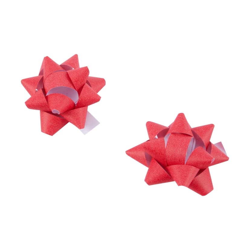 10 Piece Mini Paper Bows - Brights - Kmart