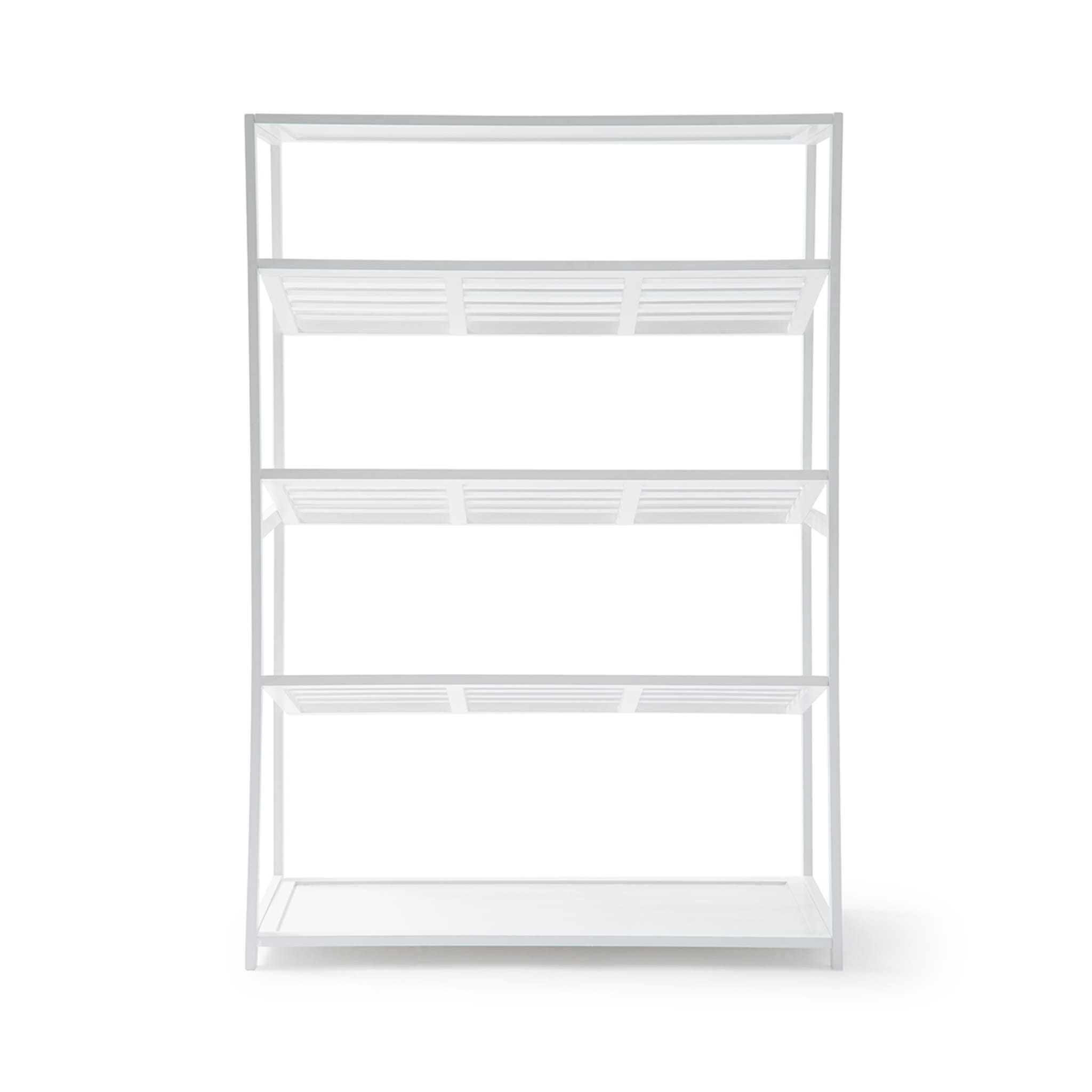 5 Tier White Bamboo Shoe Rack - Kmart