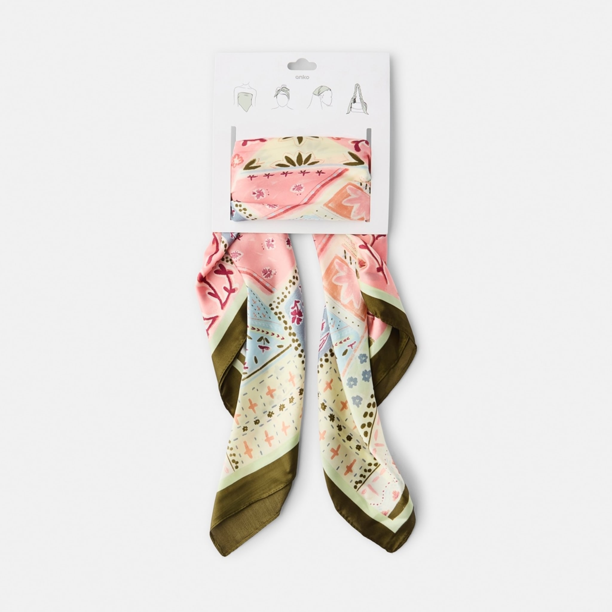 Hair Scarf - Patchwork - Kmart