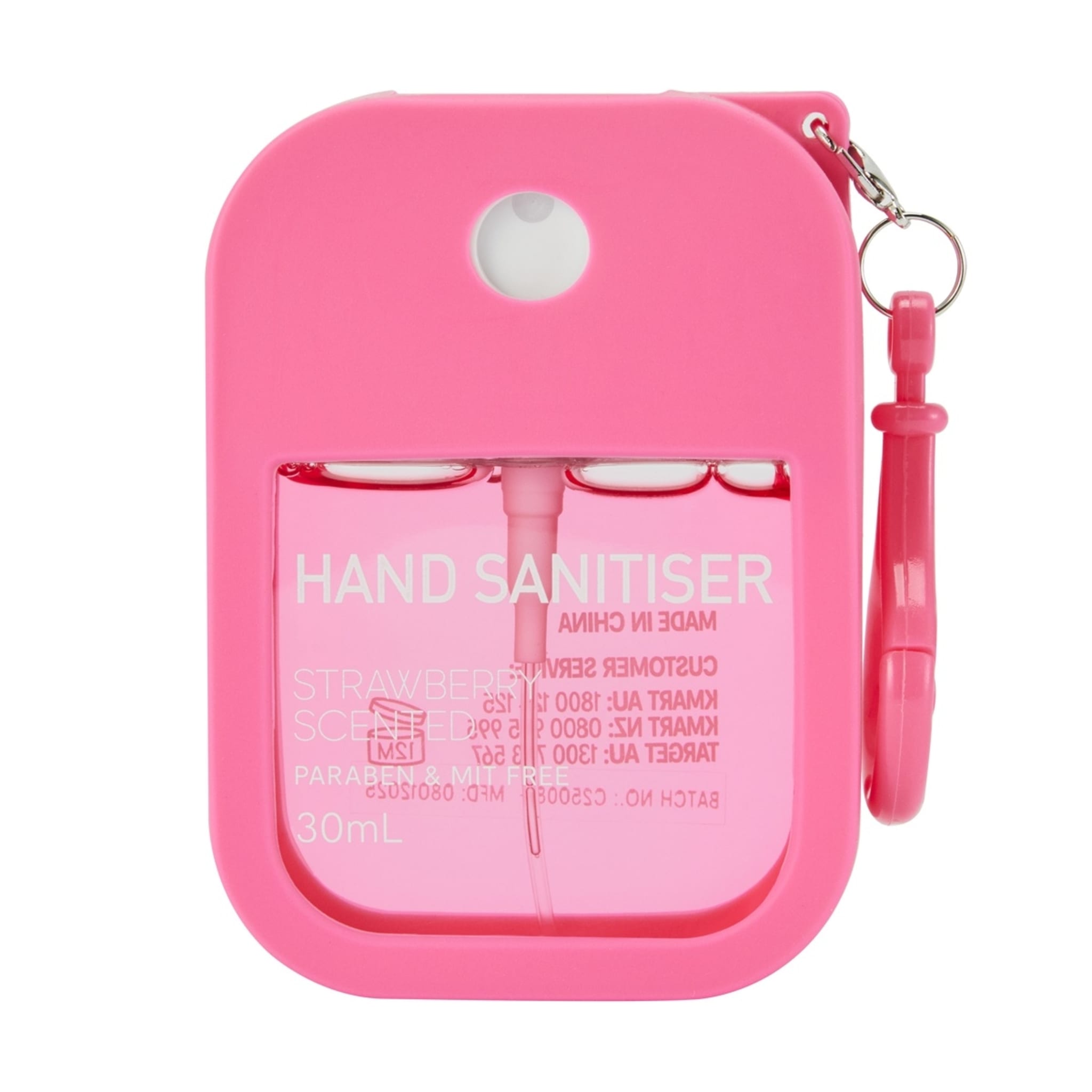 OXX Bodycare Hand Sanitiser 30ml - Strawberry Scented - Kmart NZ