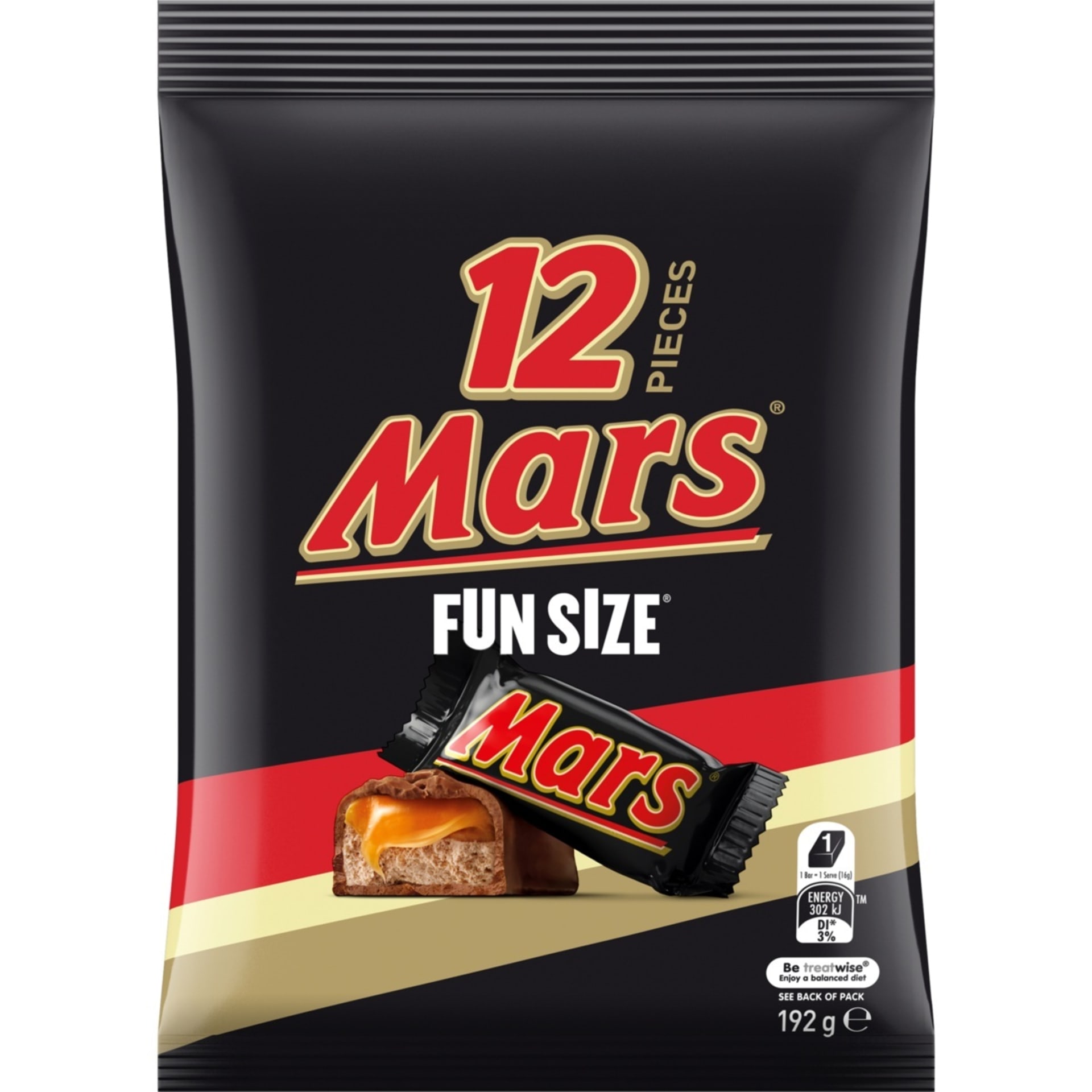 Mars 12 Piece Chocolate Fun Size Bars Share Pack 192g Kmart