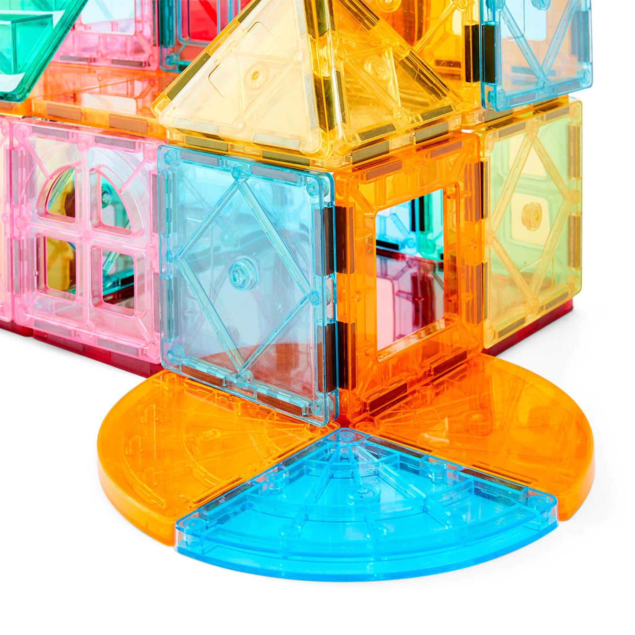 100 Piece Magnetic Castle Tiles Mega Set - Kmart