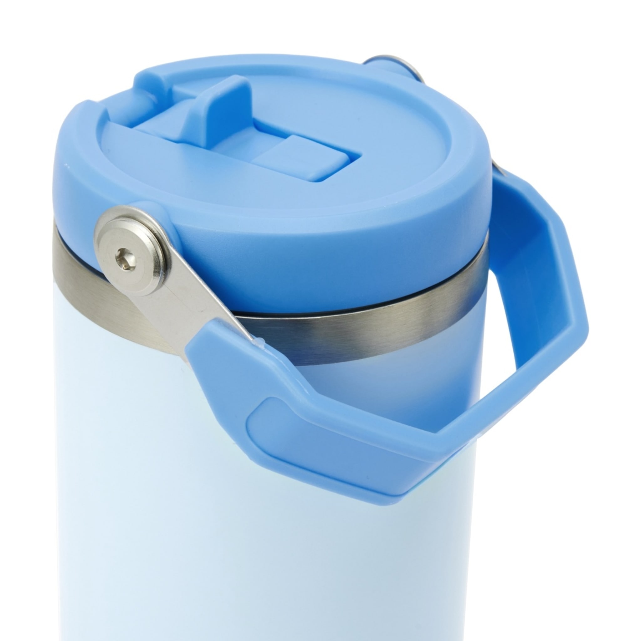 840ml Blue Tumbler with Top Handle - Kmart