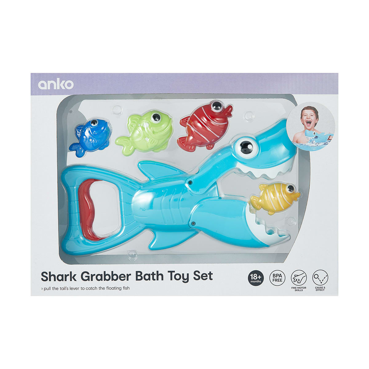 Shark Grabber Bath Toy Set - Kmart