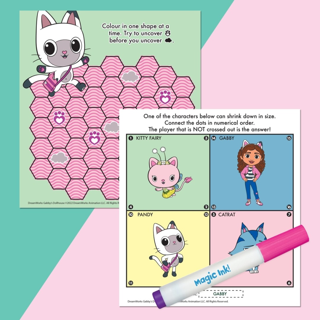 INKredibles DreamWorks Gabby’s Dollhouse Magic Ink Pictures - Book - Kmart