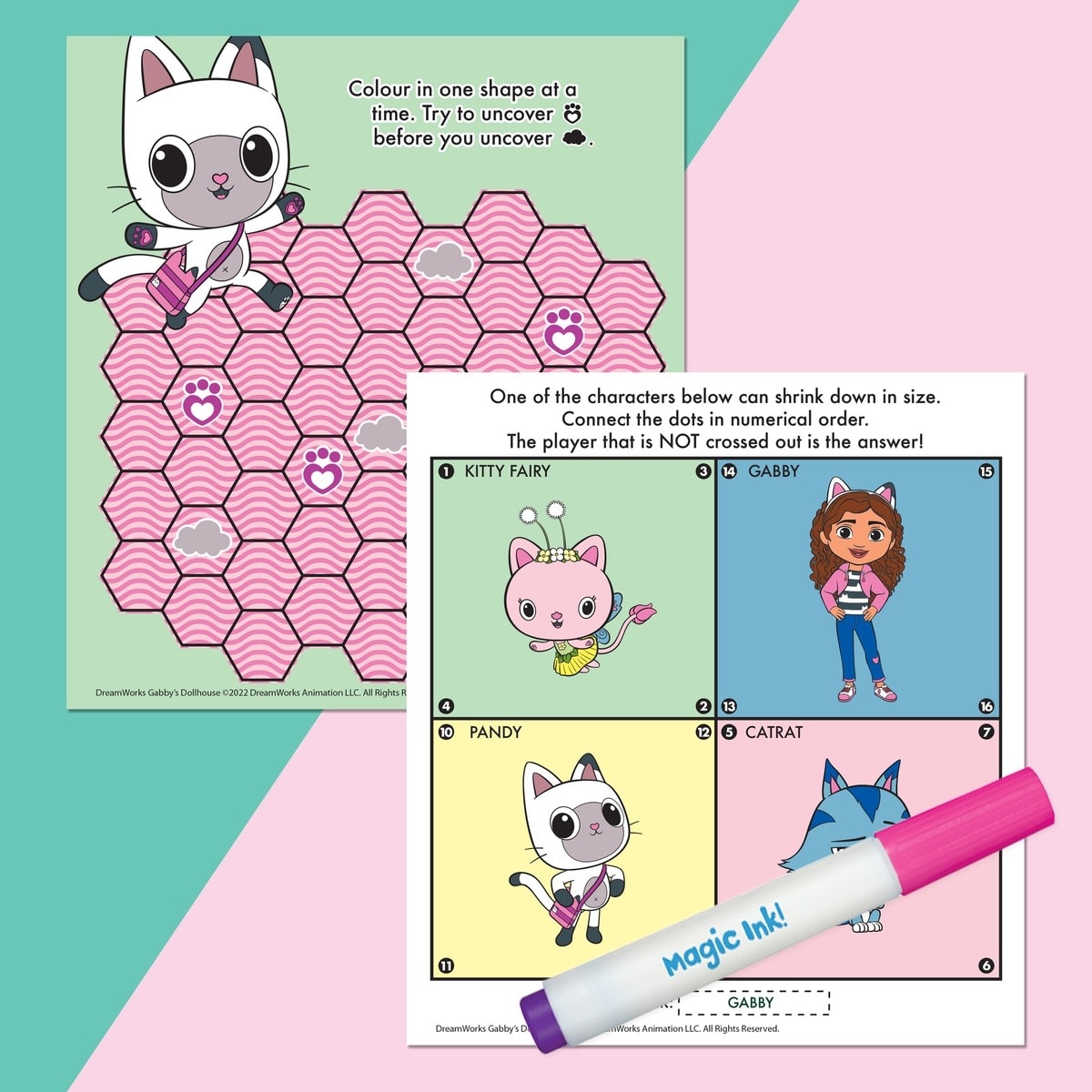 INKredibles DreamWorks Gabby’s Dollhouse Magic Ink Pictures - Book ...