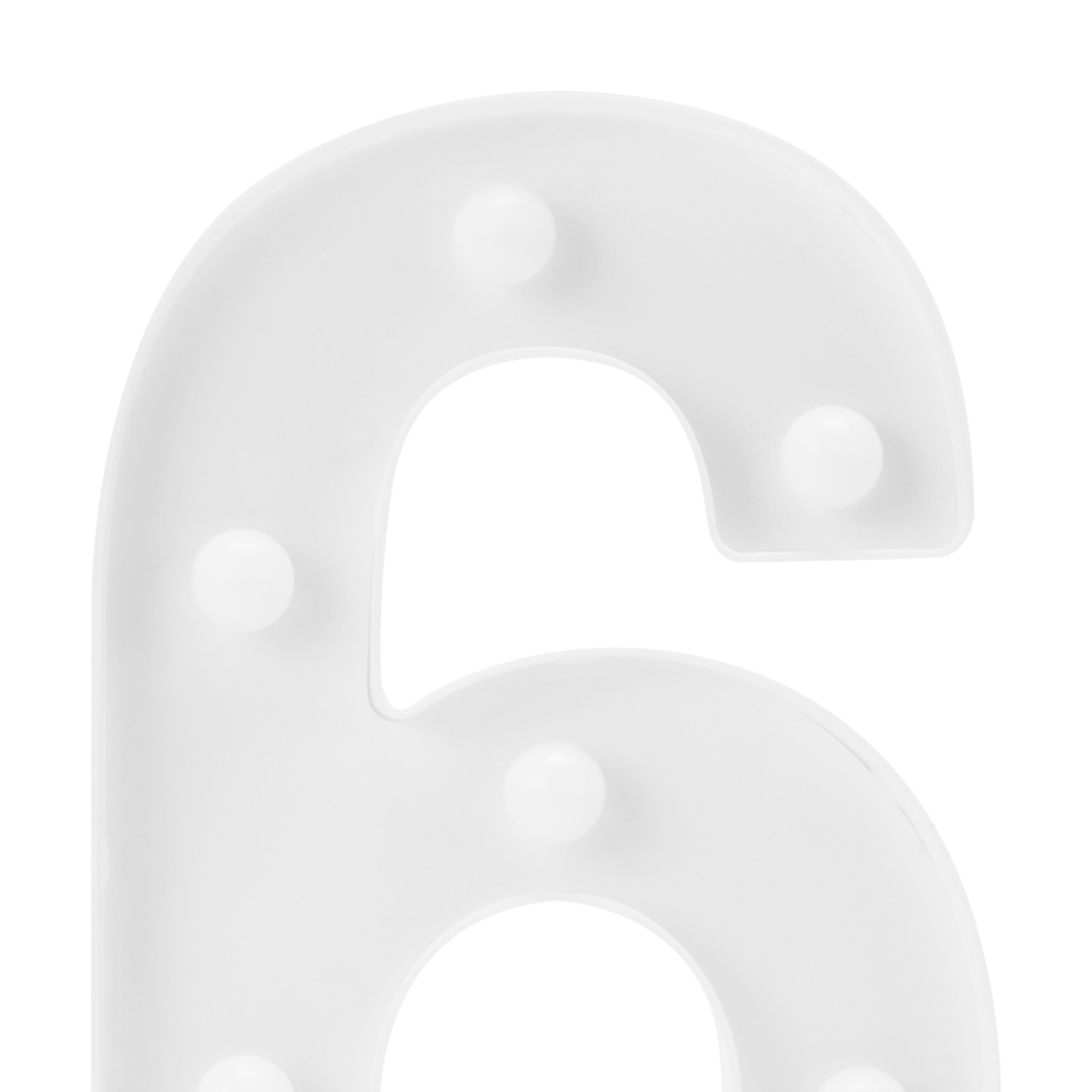 Light Up Number 6 - Kmart