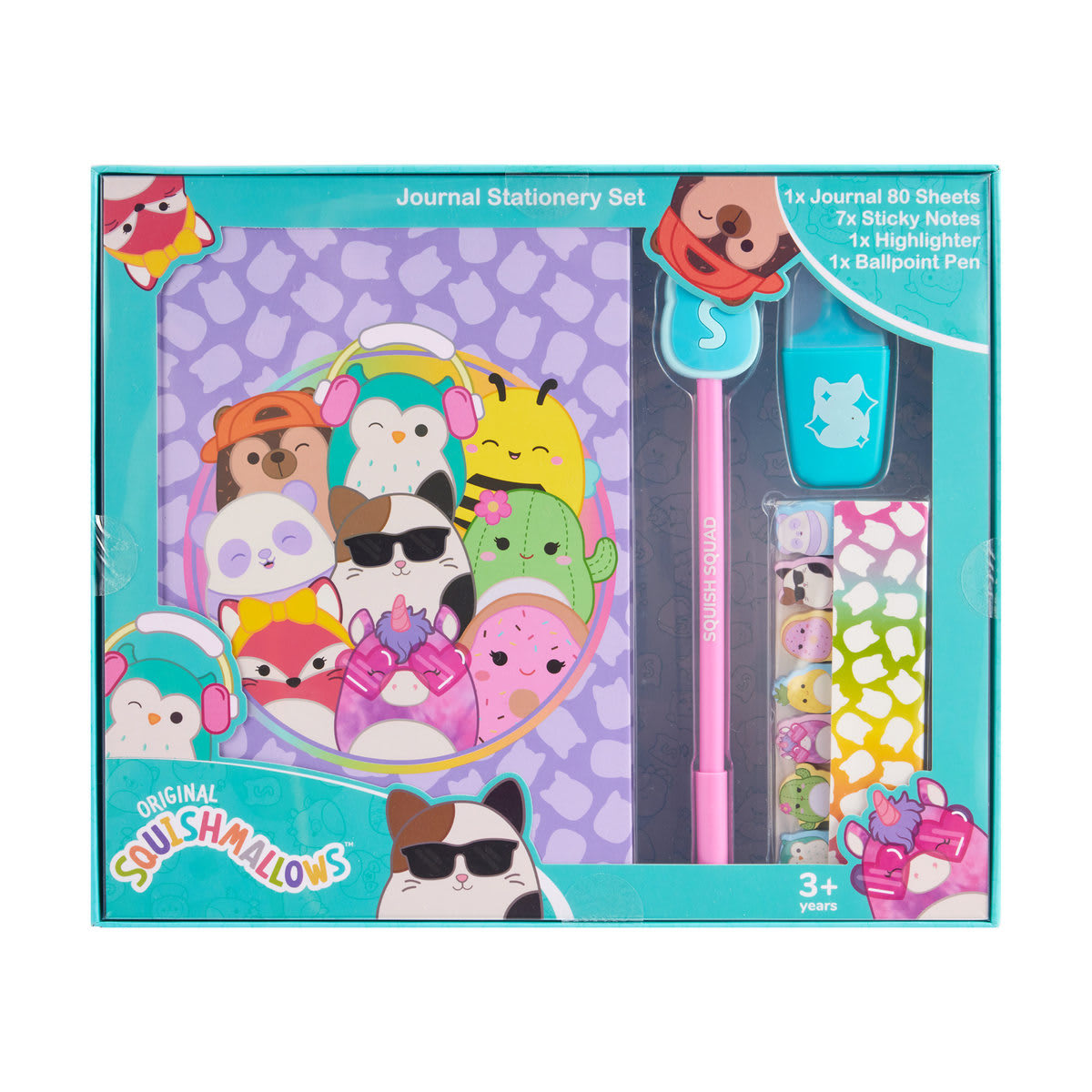 Original Squishmallows Journal Stationery Set - Kmart
